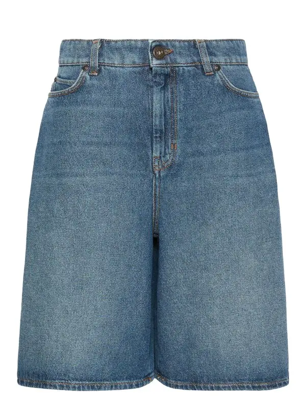 Max Mara Denim Shorts - Navy