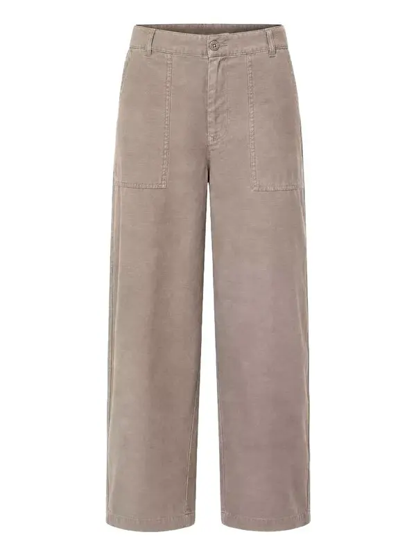 BLAUER. Wide-leg Trousers - Neutrals