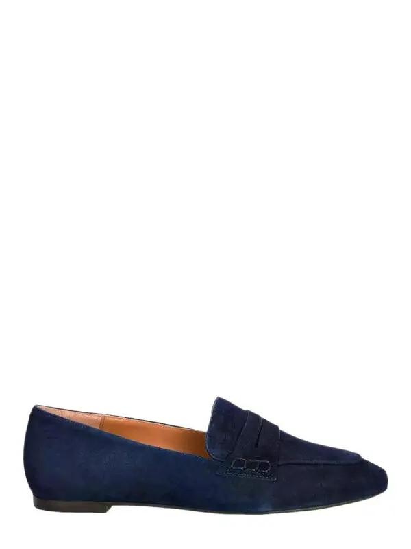 BILLI BI A9400 Suede Penny Loafers - Blue