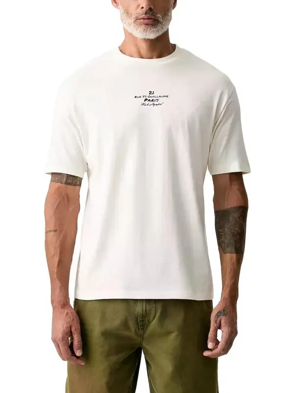 Karl Lagerfeld Rue St Guillaume Graphic-print T-shirt - White