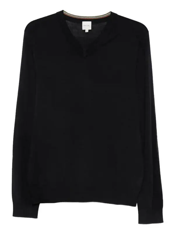 Paul Smith V-neck Long-sleeve Sweater - Blue
