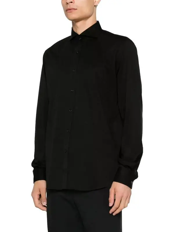 Karl Lagerfeld Modern Fit Button-fastening Shirt - Black