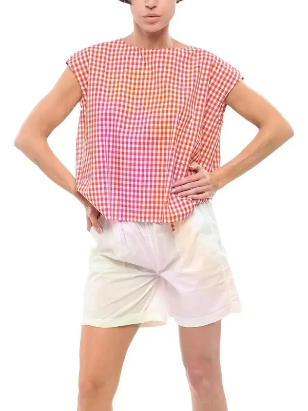 Woolrich Checked-pattern Cotton Blouse - Red