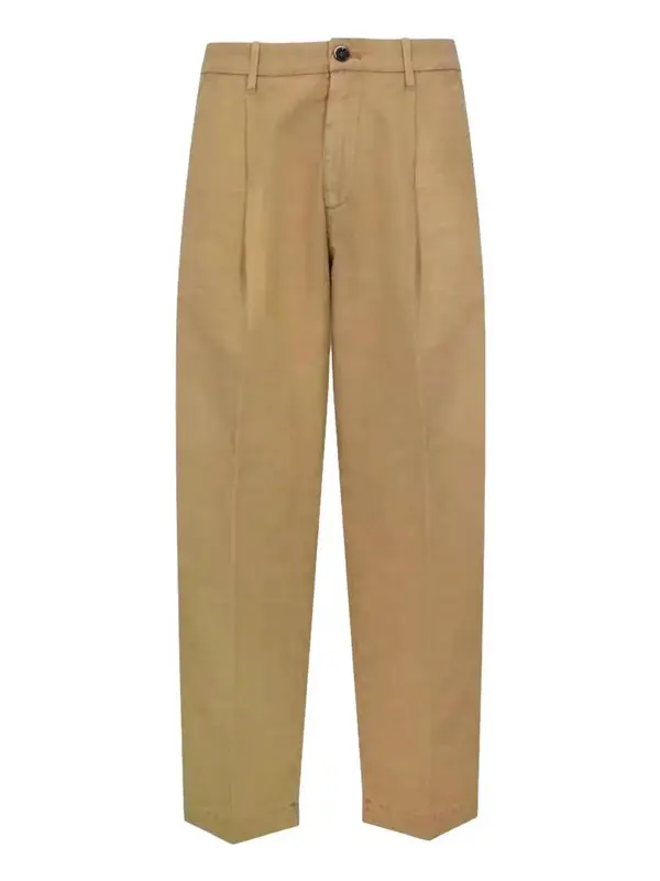 NINE:INTHE:MORNING Julius Pleated Tailored Trousers - Neutrals