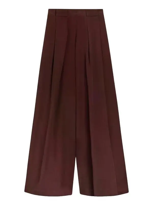 Momoni Aspen Wide-leg Trousers - Brown