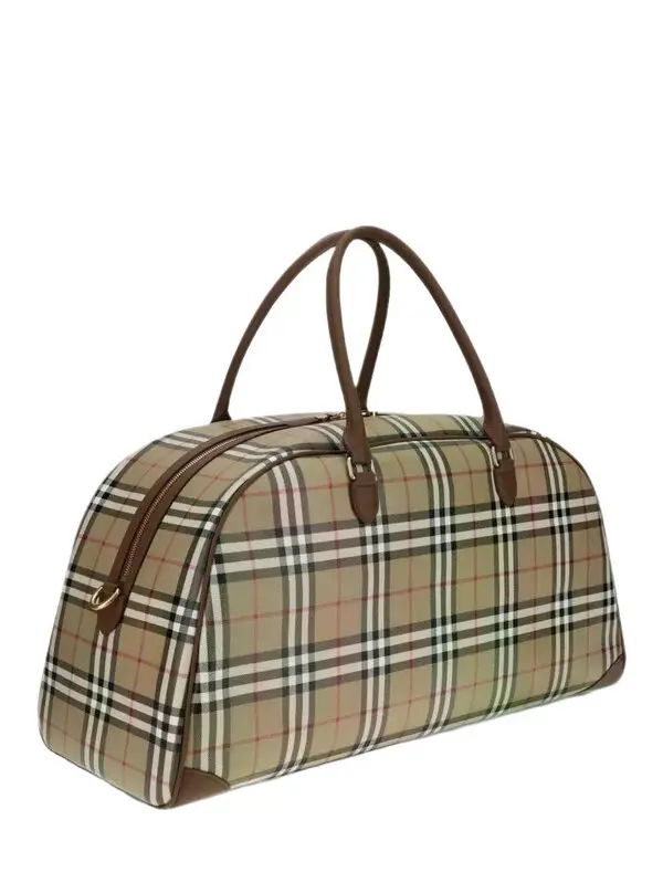 Burberry Check-pattern Holdall - Neutrals