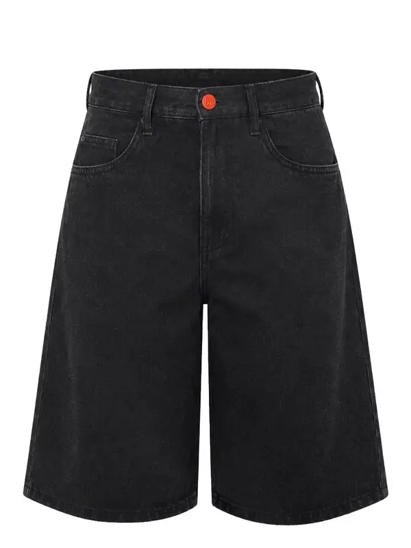 BEWIDER Superloose Denim Shorts - Black