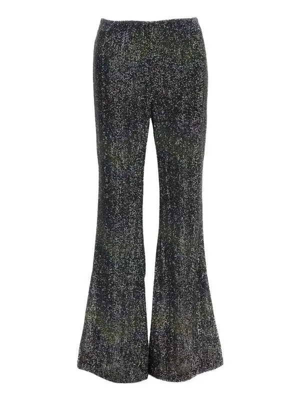 Missoni Sequin-embellished Flared Trousers - Black