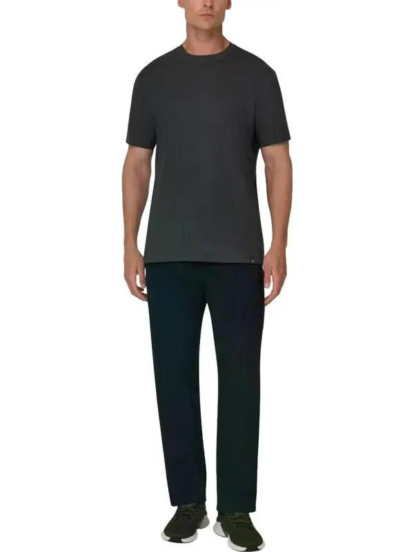Boggi Milano T-shirt In Stretch Supima Cotton Jersey - Grey