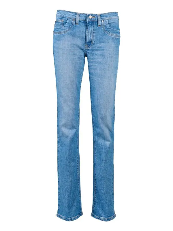 LOVE AND NOSTALGIA Killer Low Rise Bootcut Jean Pale Vintage - Blue