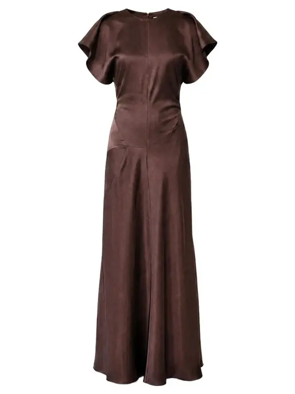 LENDROP STUDIOS Freya Dress Espresso - Brown