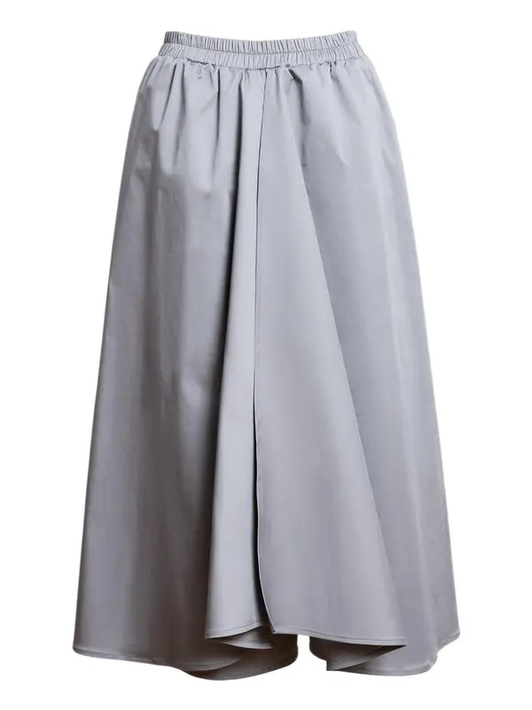 BIANCA POPP Samurai Pants Midi In Cotton - Grey