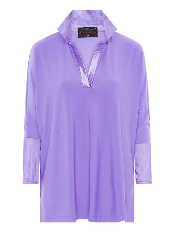 BEATRICE VON TRESCKOW Lilac Oversized Jersey Shirt - Purple
