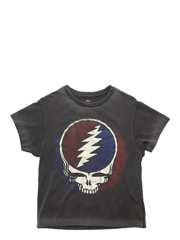 OTHER UK Grateful Dead Steal Your Face Vintage T-shirt - Black