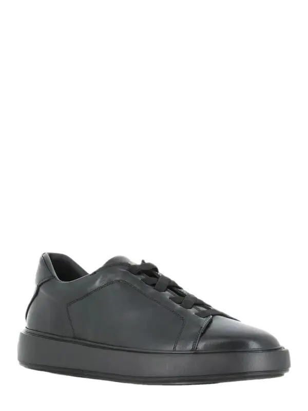 Officine Creative Leather Lace-up Sneakers - Black