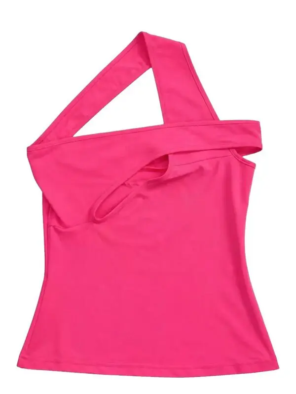Ottolinger Asymmetric-shoulder Top - Pink