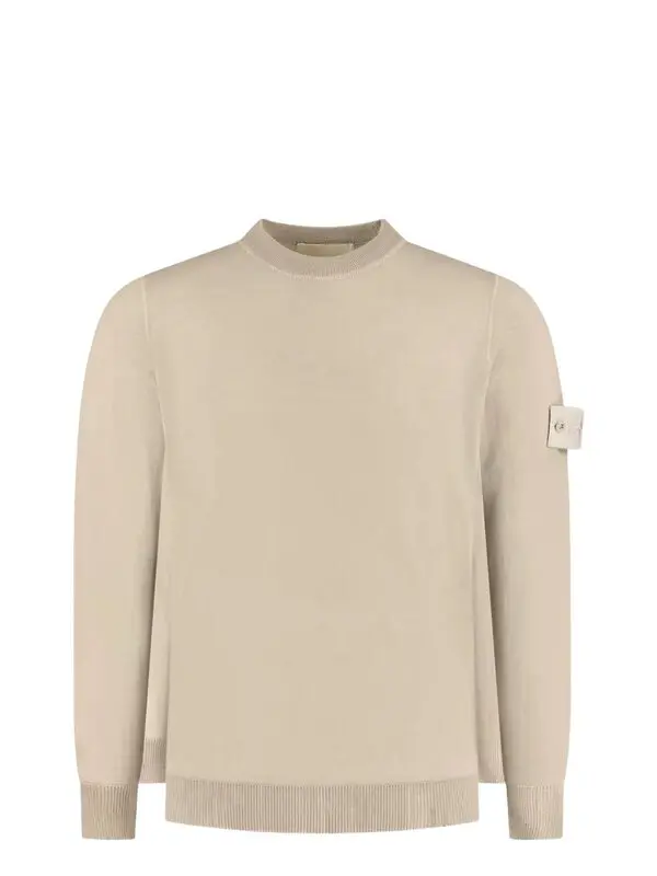 Stone Island Logo-patch Sweater - Neutrals