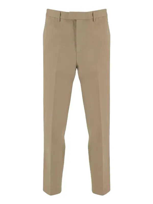 Emporio Armani Logo-patch Trousers - Neutrals