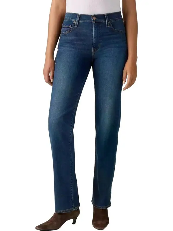 LEVI'S 723 Logo-patch Straight-leg Jeans - Blue