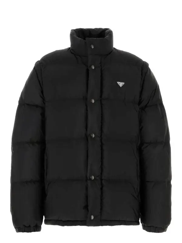 Prada Re-nylon Padded Jacket - Black