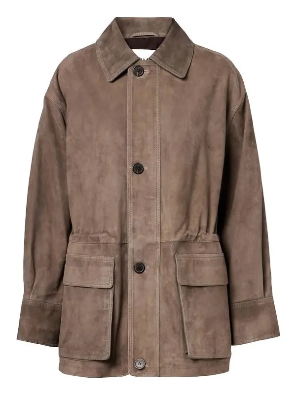 ARMA Maeve Suede Jacket - Grey