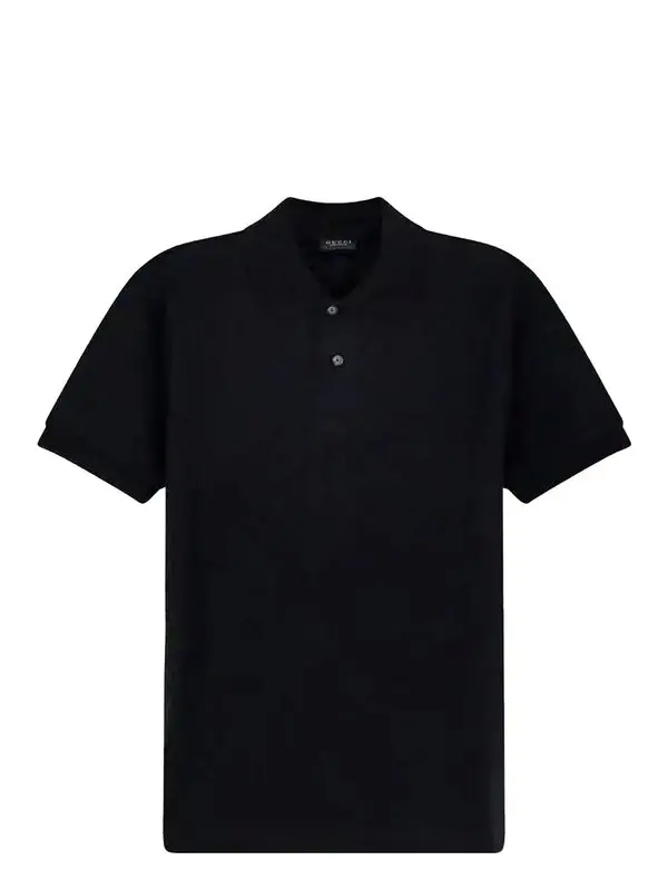 Gucci Technical Jersey Polo Shirt - Black
