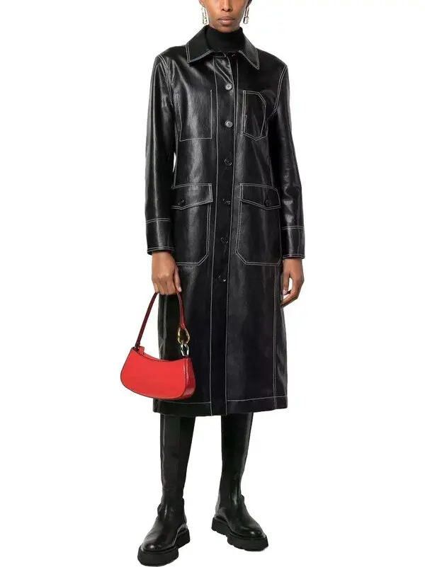 Staud Ollie Zipped Bag - Red