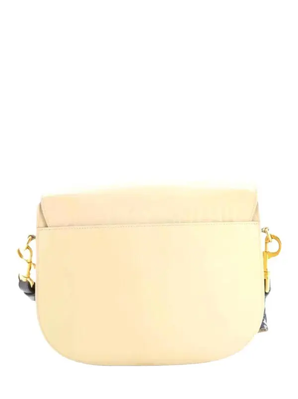 Dior Bobby Flap Bag Leather Large Crossbody Bag - Neutrals