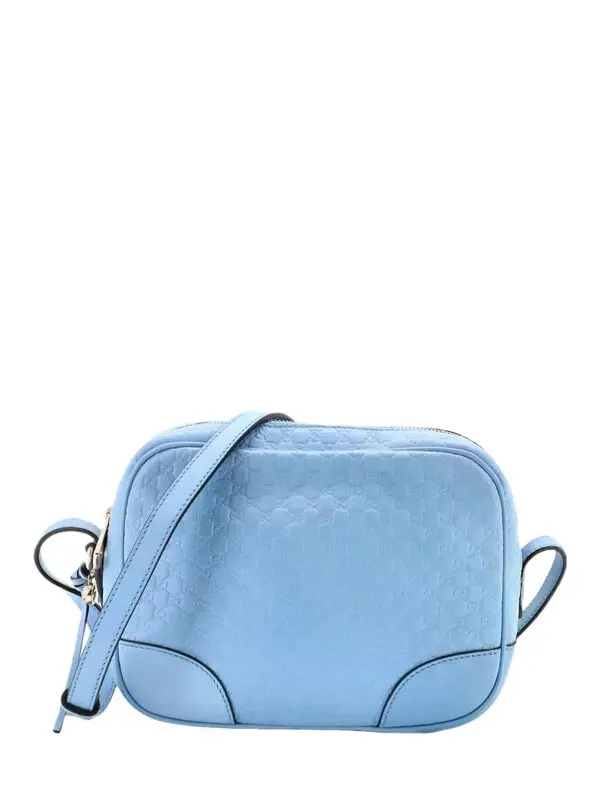 Gucci Bree Disco Microguccissima Leather Mini Crossbody Bag - Blue