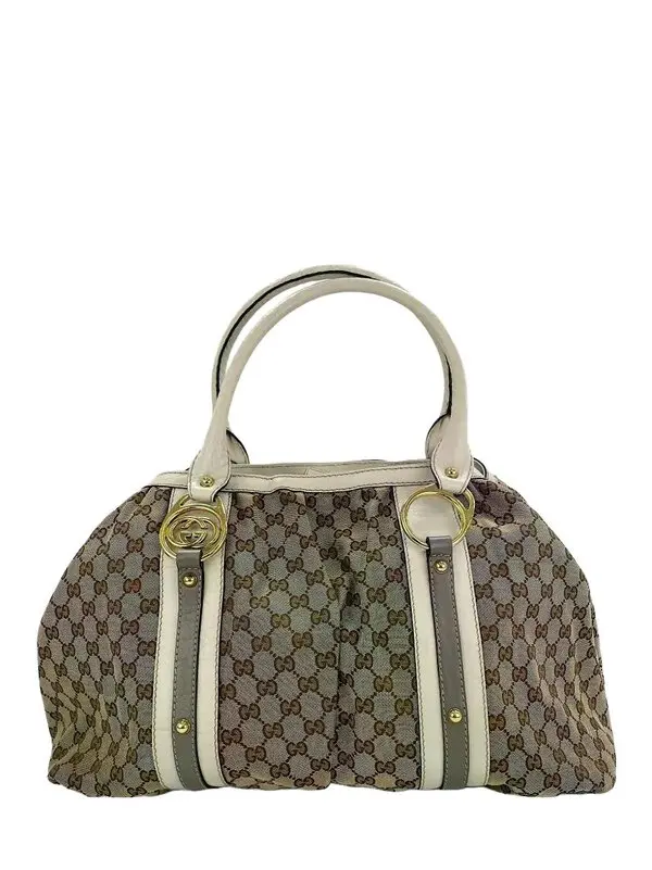 Gucci 2000s Interlocking G Tote Bag - Brown
