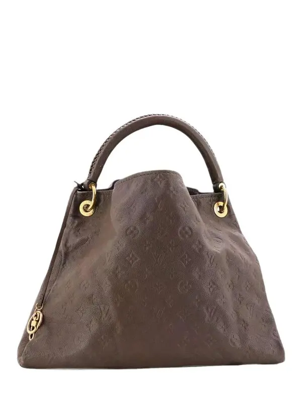 LOUIS VUITTON Artsy Handbag Monogram Empreinte Leather Mm Hobo Bag - Brown