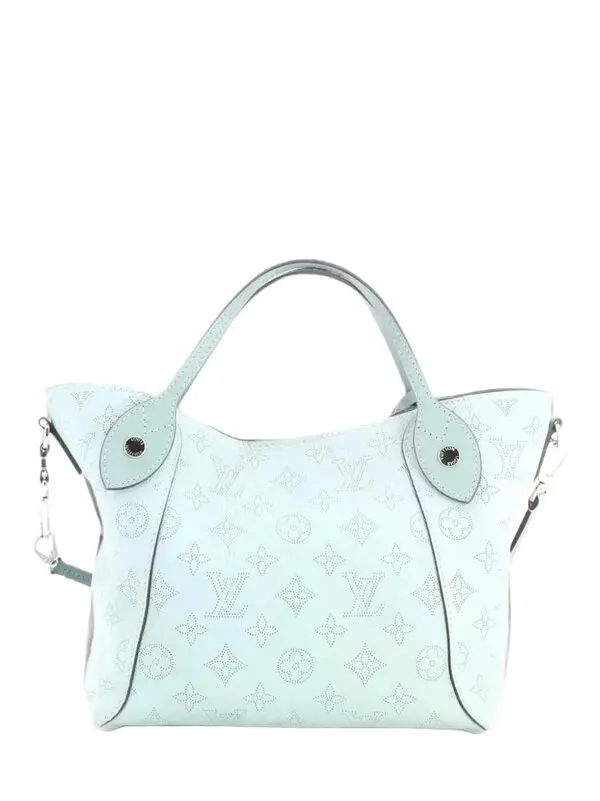 LOUIS VUITTON Hina Handbag Mahina Leather Pm Shoulder Bag - Blue