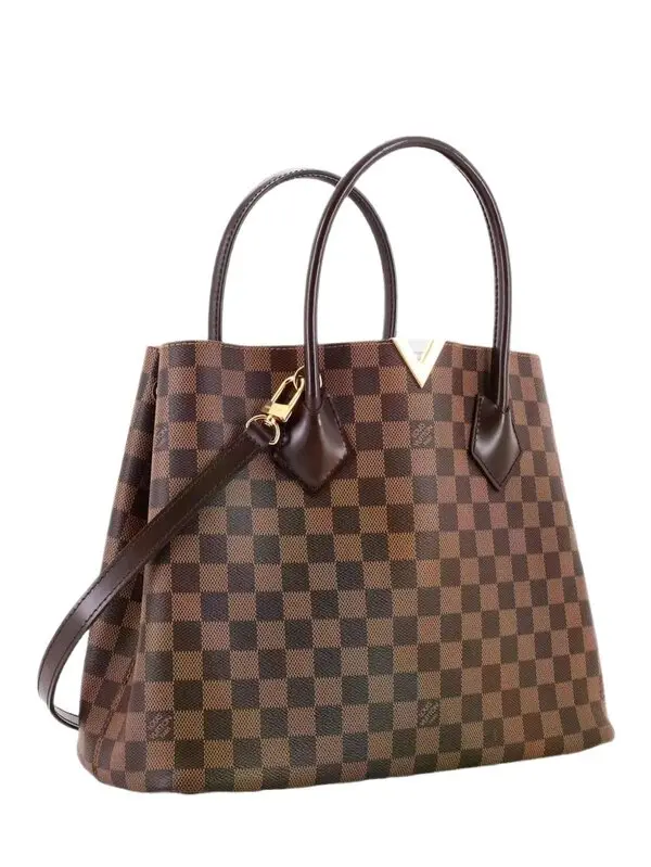 LOUIS VUITTON Kensington Handbag Damier Tote Bag - Brown
