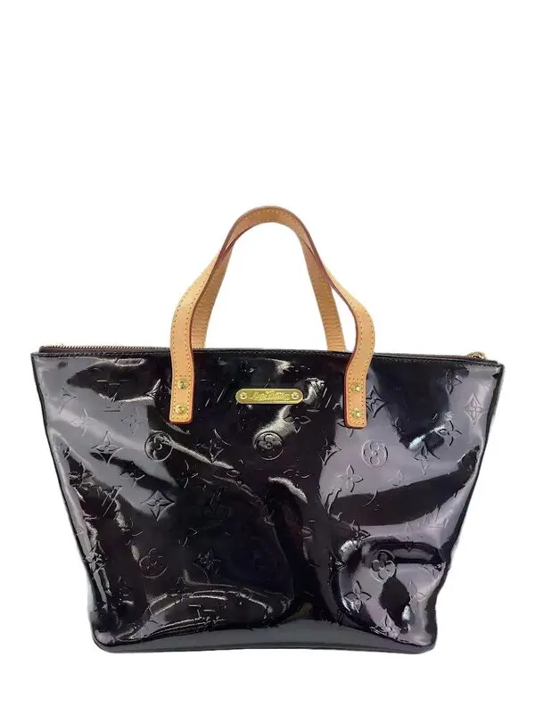 LOUIS VUITTON 2008 Monogram Vernis Bellevue Pm Shoulder Bag - Black
