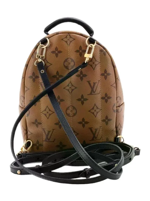 LOUIS VUITTON Palm Springs Reverse Monogram Canvas Mini Backpack - Brown