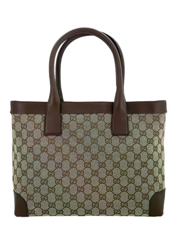 Gucci 2000s Gg Canvas Shoulder Bag - Neutrals