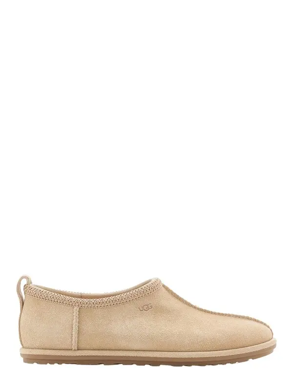 UGG Tasman Deconstructed Sheepskin Flats - Tan