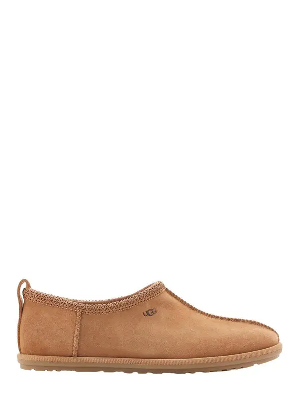 UGG Tasman Deconstructed Sheepskin Flats - Brown