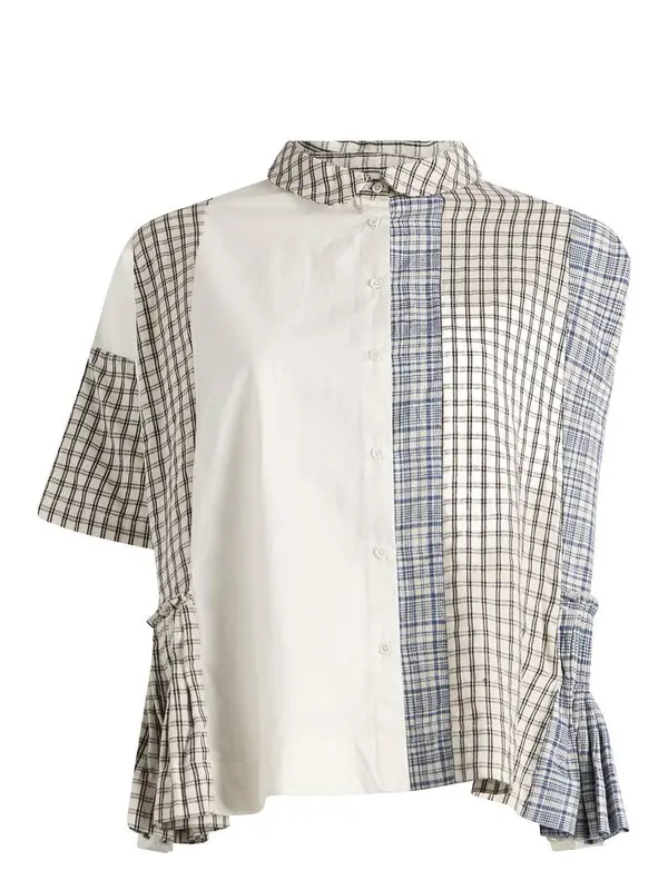 STORY MFG. Precious Patchwork Wren Top Presented End - Multi