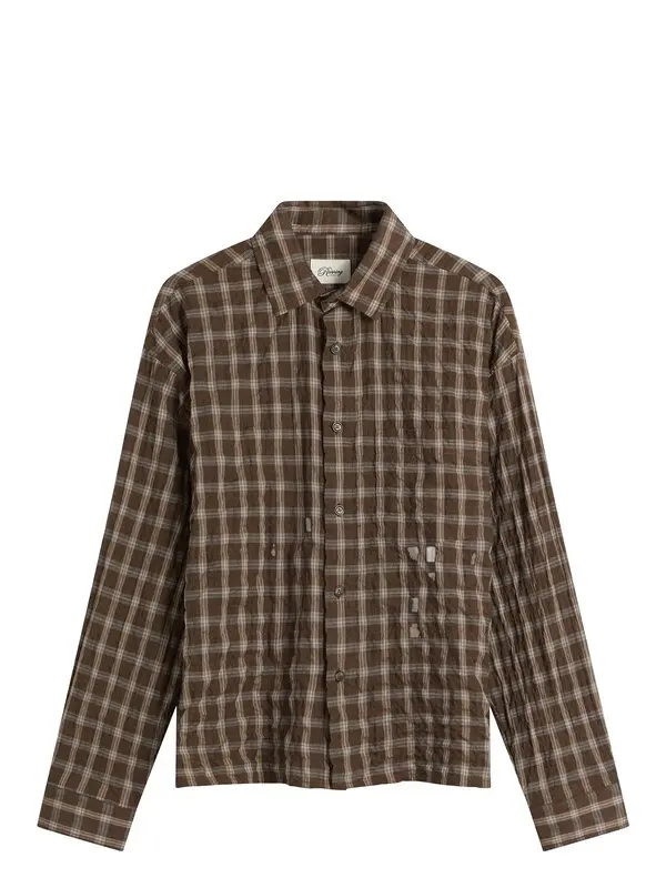 RONNING Japanese Shirt - Brown Check