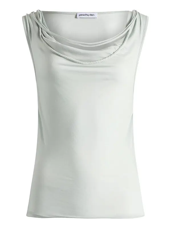 PEACHY DEN Blanche Top - Mist