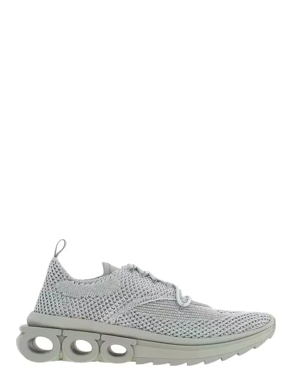 FERRAGAMO Running Lace-up Sneakers - Silver