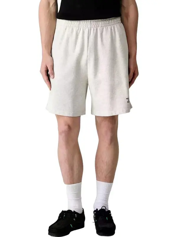 Drole De Monsieur Slogan-print Shorts - Grey