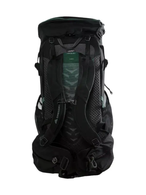 GREGORY Stout Buckle-fastening Mesh-panel Backpack - Black