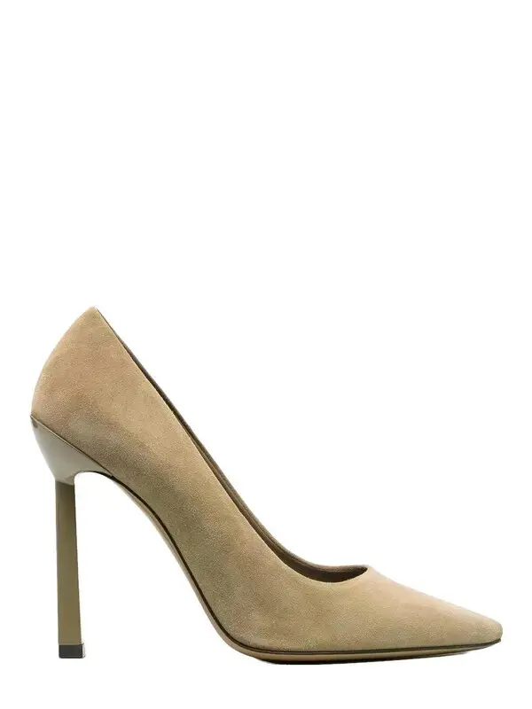 FERRAGAMO Justina Pointed-toe 110mm Pumps - Neutrals