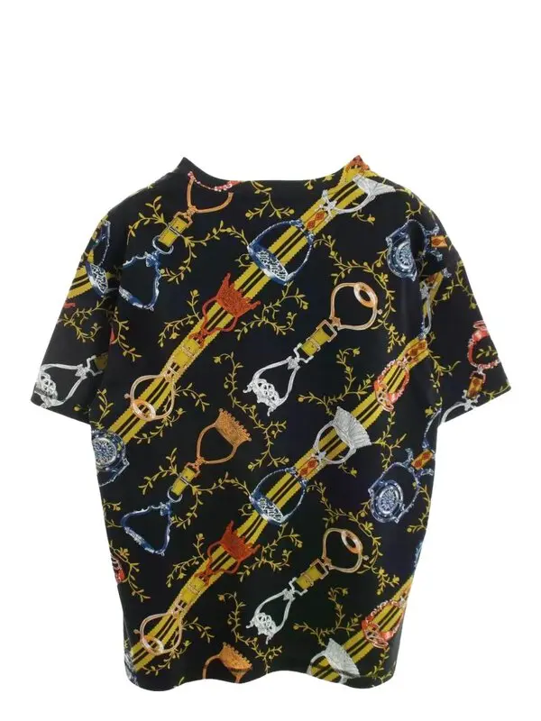 Hermès 2010s Interlocking Maxi T-shirt - Black