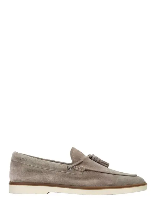 BOSS Lambskin Loafers - Neutrals