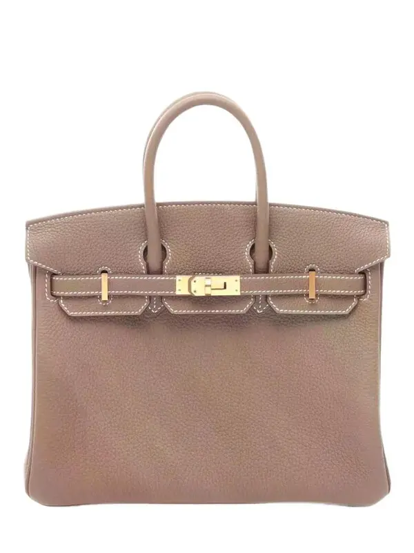 Hermès 2026 25 Birkin Togo-leather Tote Bag - Brown