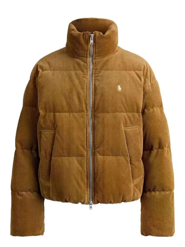Polo Ralph Lauren Corduroy-effect Quilted Jacket - Brown