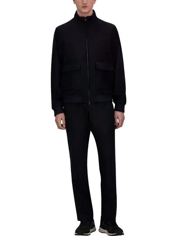 Herno High-neck Zip-up Jacket - Blue